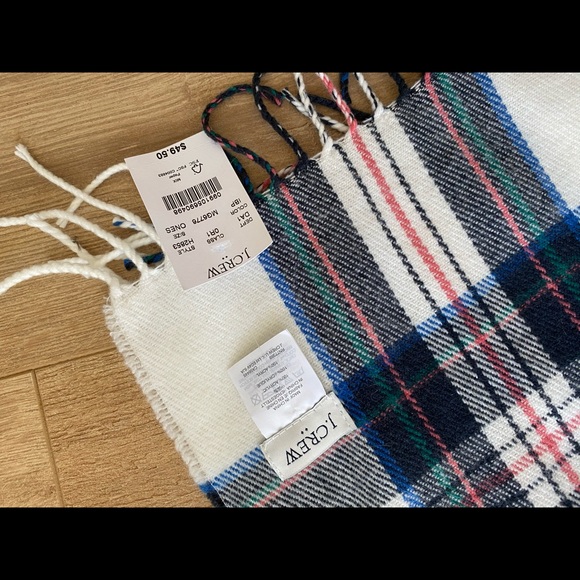 J. Crew | Accessories | Jcrew Plaid Scarf | Poshmark